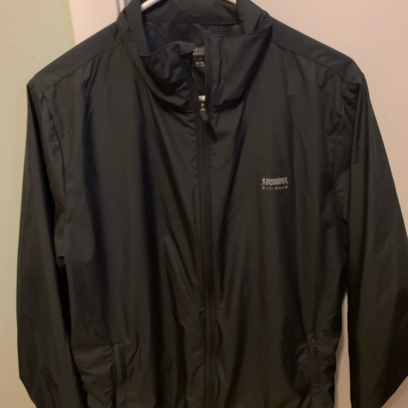 running room | Jackets & Coats | Mens Black Golf Jacket | Poshmark